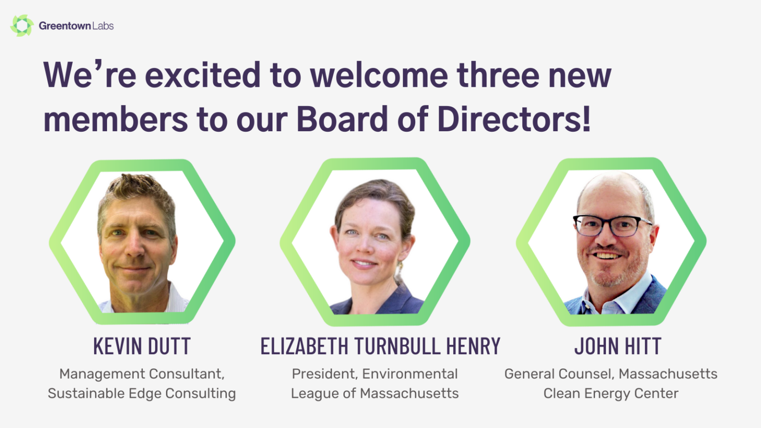 Greentown Labs Appoints Three New Board Directors - Greentown Labs